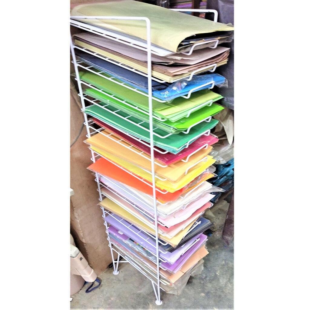 Color Paper Iron Stand - Assany.pk